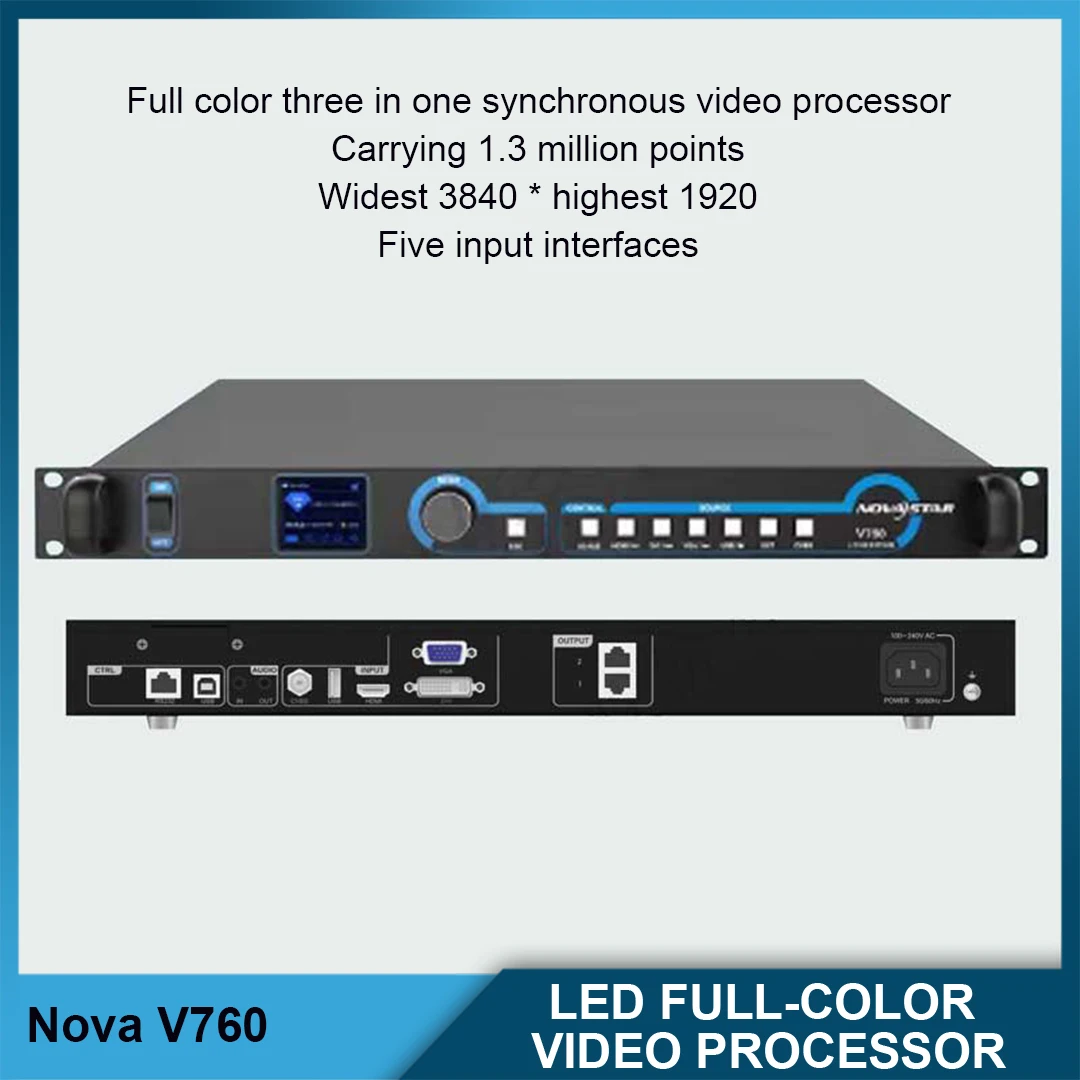 V760 V960 V1060n V1160 V1260n Processador de vídeo colorido LED Sistema ...