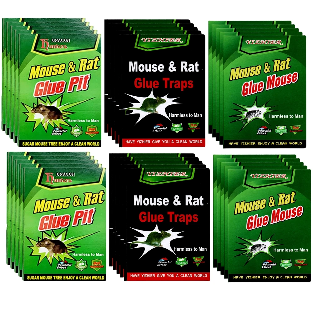 Mouse-Board-Sticky-Mice-Glue-Trap-Glue-Boards-Long-Lasting-Mouse-Sticky ...