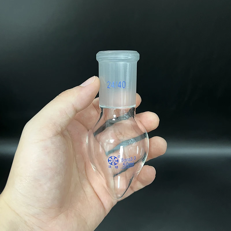 FAPE-Matraz-en-forma-de-pera-Capacidad-50-ml-Junta-24-40-Matraces-en ...