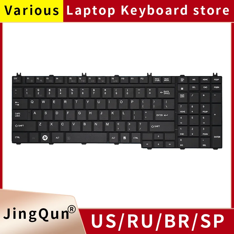 Keyboard-for-Toshiba-Satellite-A500-X200-X505-P200-S500-P300-L350-L500 ...