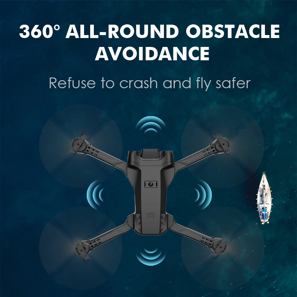 Couleur orange-Simple C-3B MINI Drone E63 pour éviter les obstacles ...
