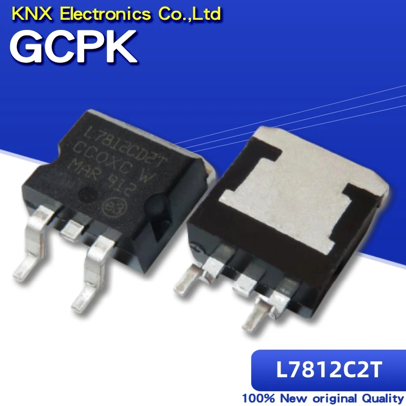 10pcs L7812CD2T TO-263 L7812 7812 TO263 L7812C2T 12V SMD three-terminal ...