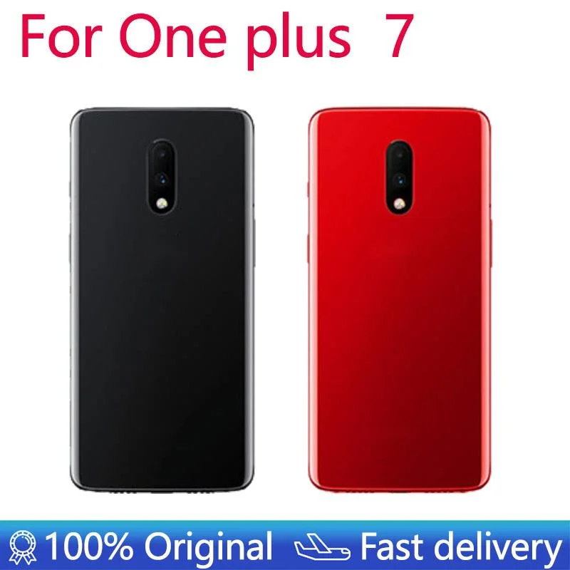 Original-For-OnePlus-7-Back-Battery-Cover-Door-Rear-Glass-For-Oneplus-7 ...