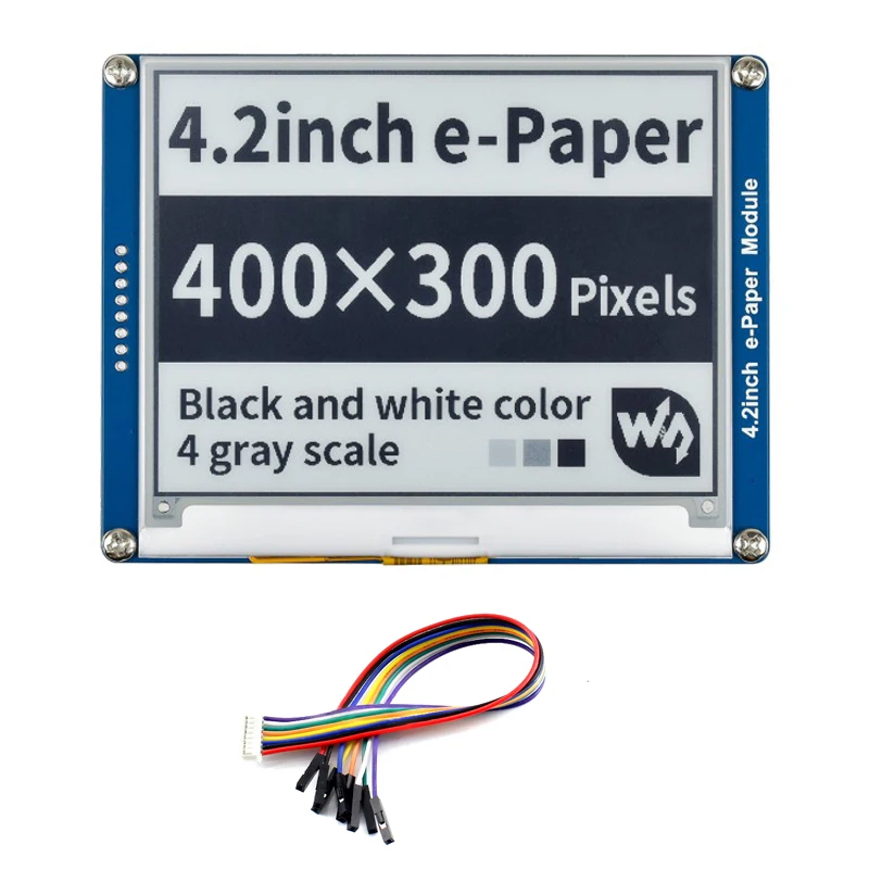 4-2-Inch-Raspberry-Pi-4-e-Paper-Module-E-Ink-Display-Black-White-with ...