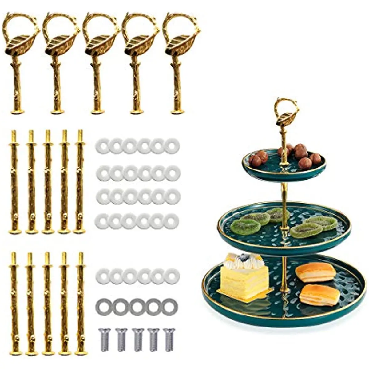 1PCS-Cake-Stand-Handle-Fitting-2-3-Layers-Wedding-Cake-Plate-Stand ...