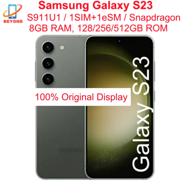 Samsung-Galaxy-S23-5G-S911U1-6-1-ROM-128-256-512GB-RAM-8GB-Snapdragon ...