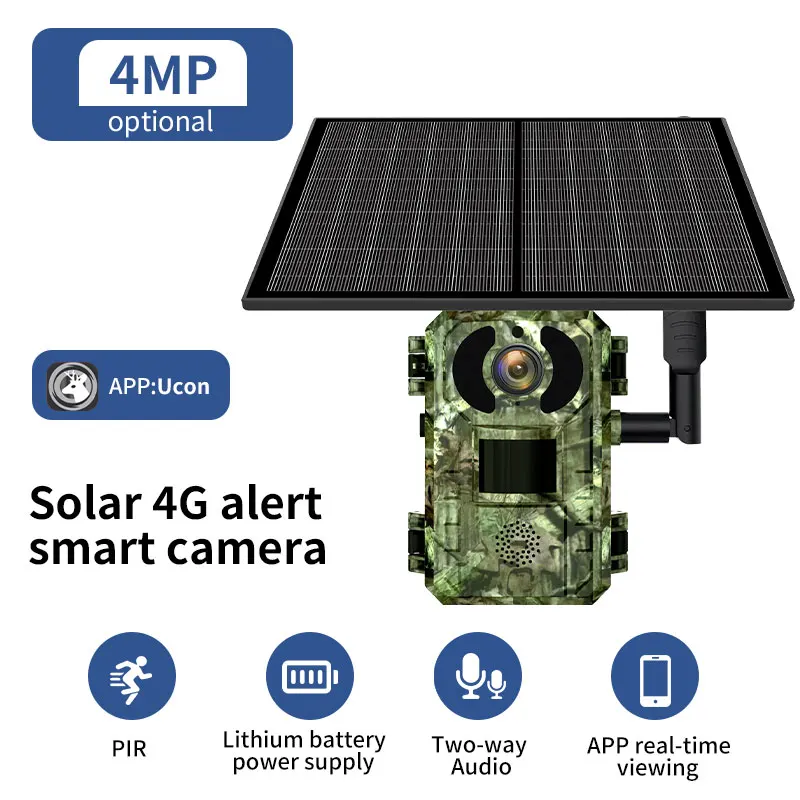 4MP-4G-6W-Solar-Camera-Hunting-Trail-Camera-Two-way-Audio-PIR-Sensing ...