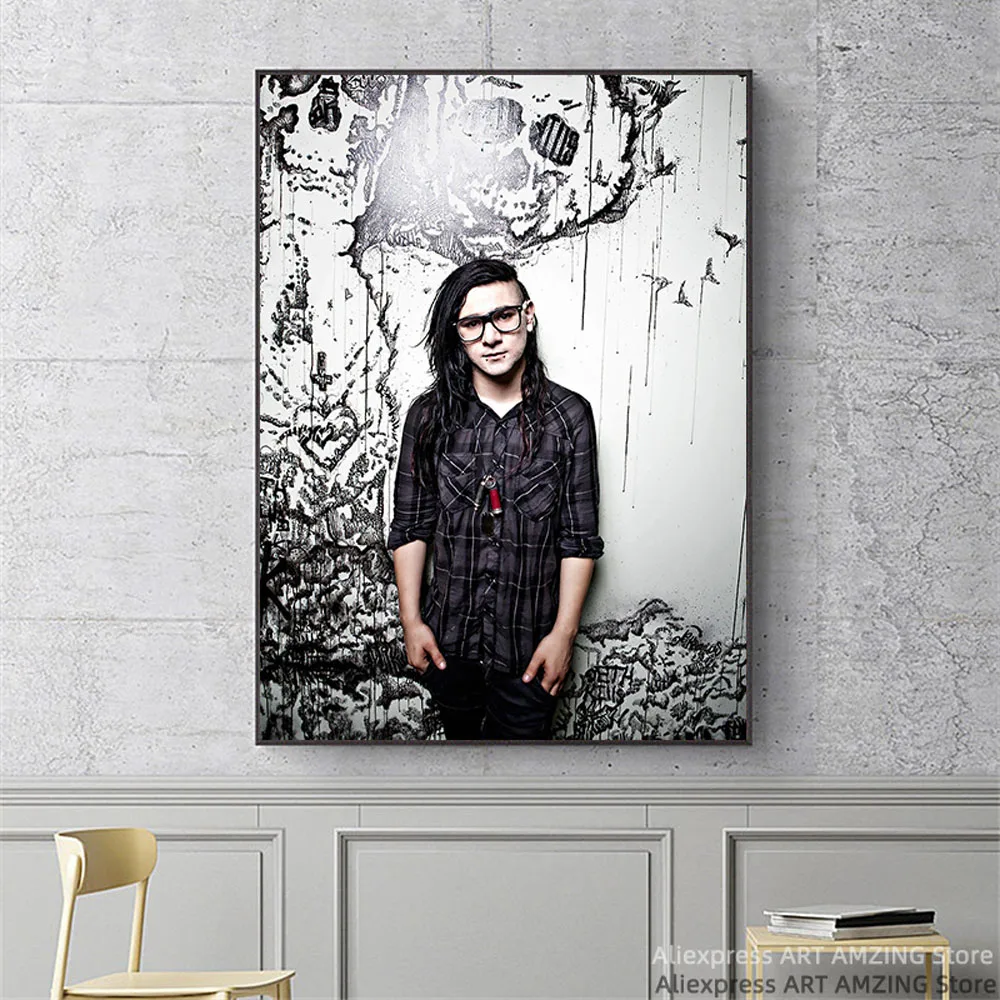 Skrillex Signed Poster