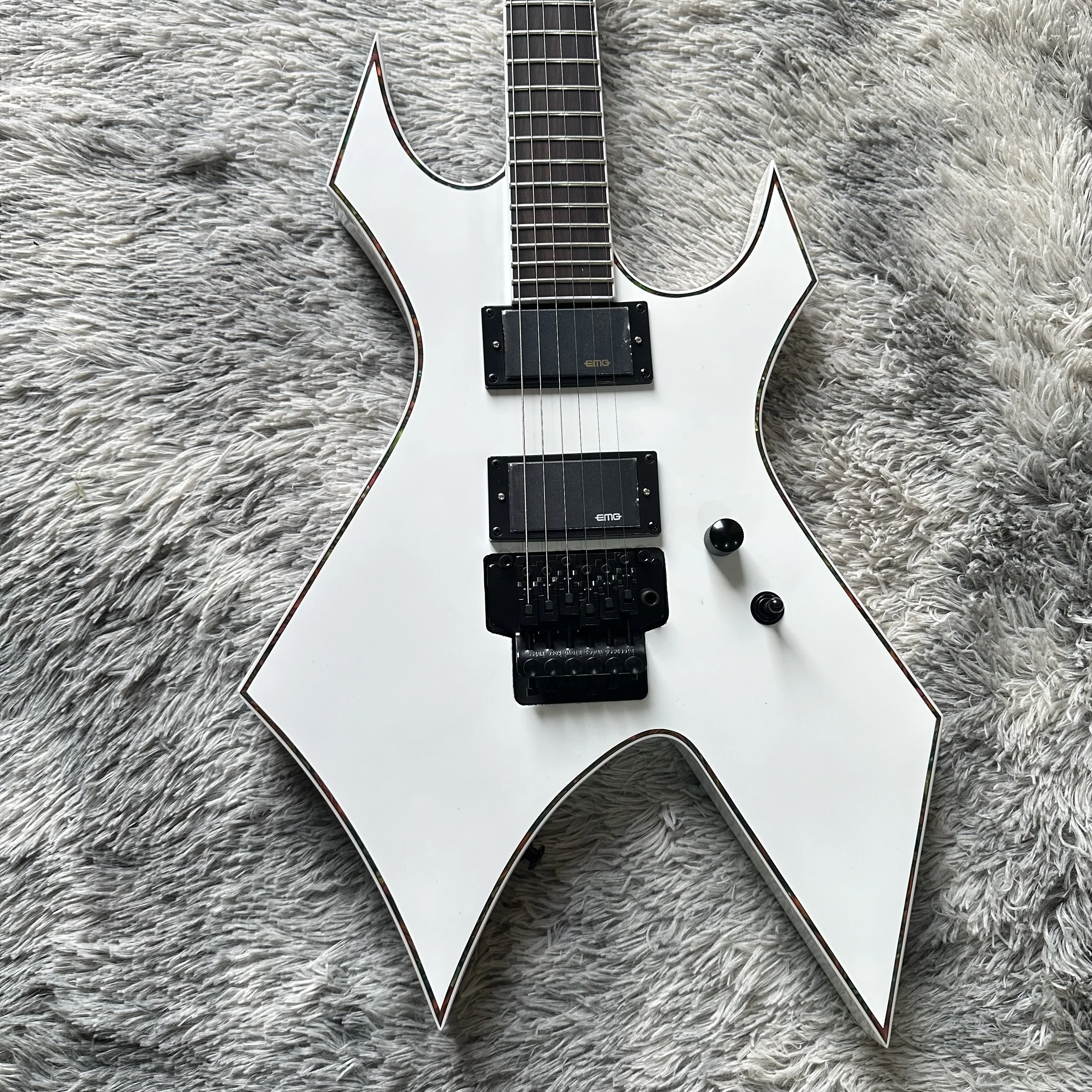 Custom Warlock Extreme Rich Electric Guitar 6 String White BC Style ...