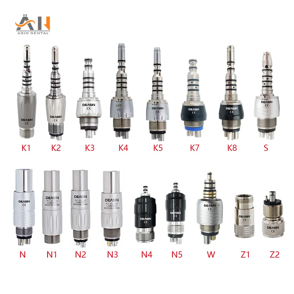 Dental-Coupling-4Holes-LED-Coupler-6Holes-Adapter-For-KAVO-NSK-Sirona ...