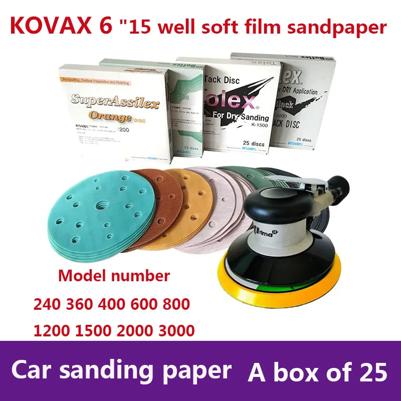 Stuks-Kovax-6-Inch-Soft-Matte-Papier-Autolak-Oppervlak-Schoonheid ...