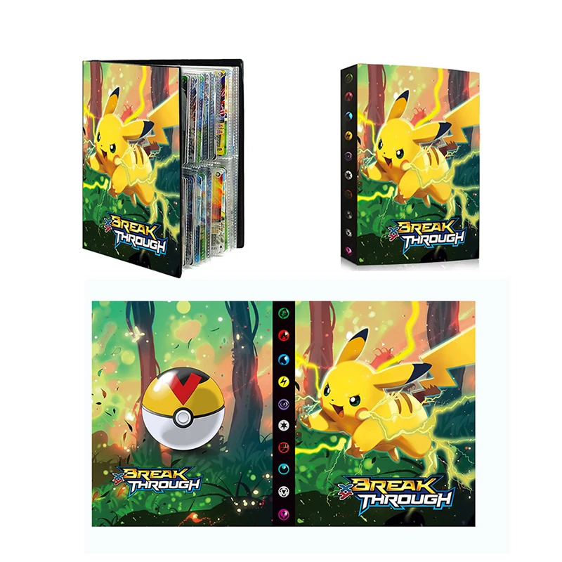 Pokemon Cards Album Book Cartoon TAKARA TOMY Anime New 240PCS Game Card ...