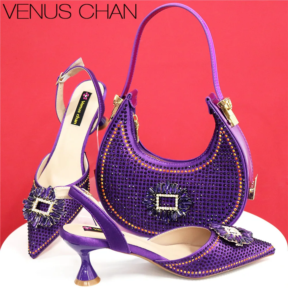Excellent Shoes and Bags Matching Set 2025 Ladies Party Shoes with ...