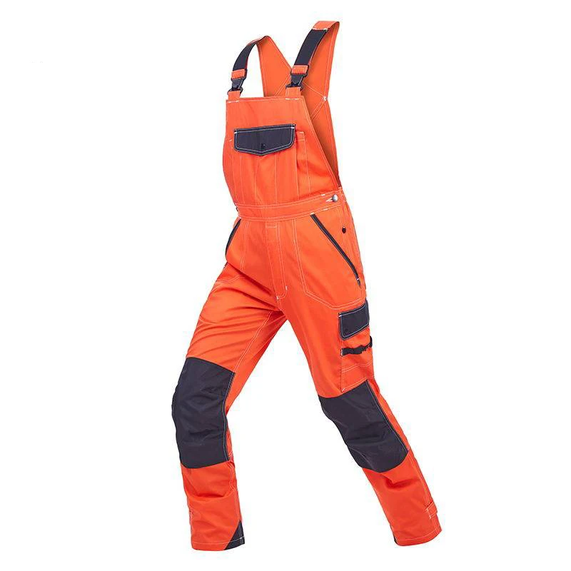 Orange-Overalls-Men-Multi-Pockets-Work-Overalls-Working-Overalls-Men ...