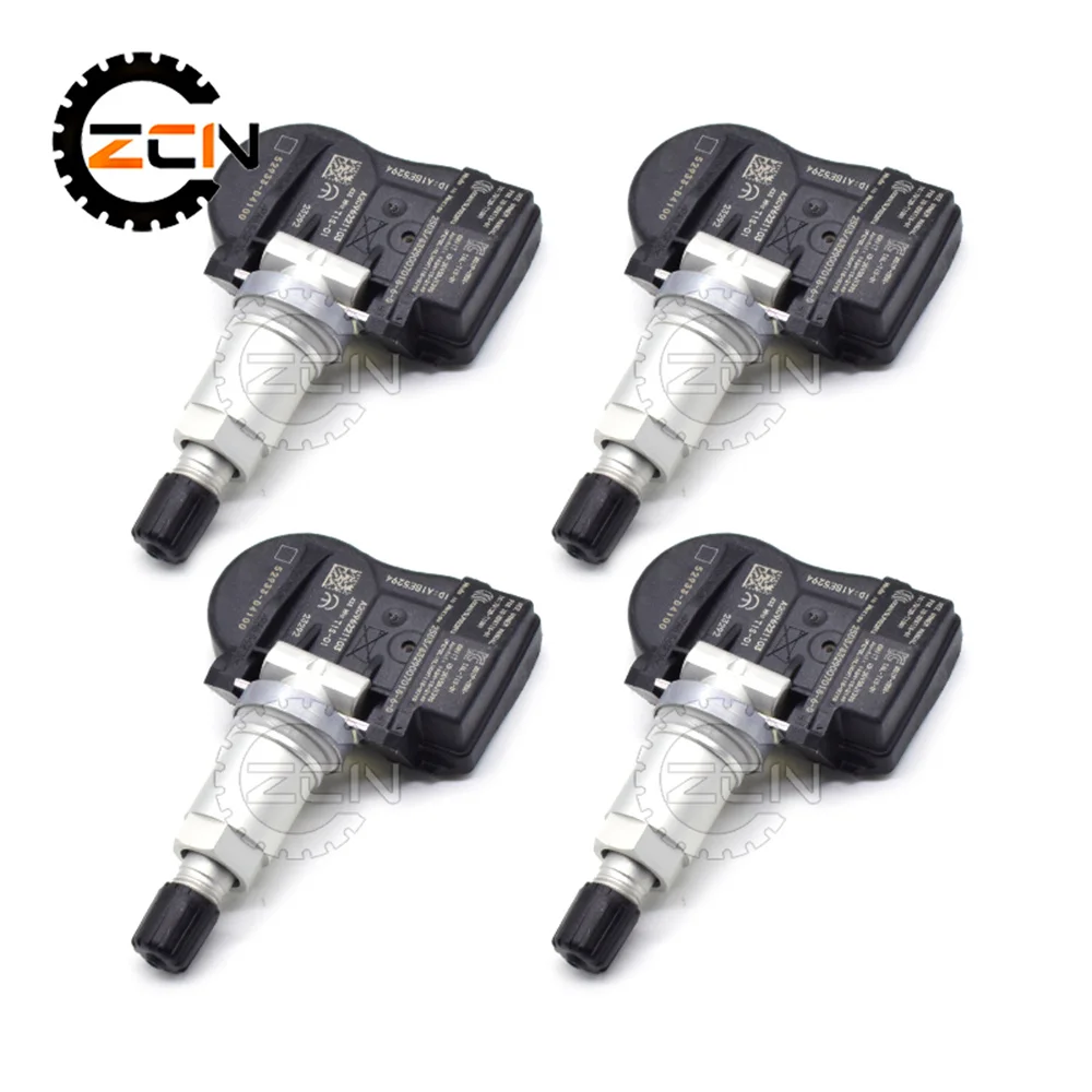 4PCS TPMS 433MHz Tire Pressure Monitor Sensor 52934-D4100 52933-D4100 ...