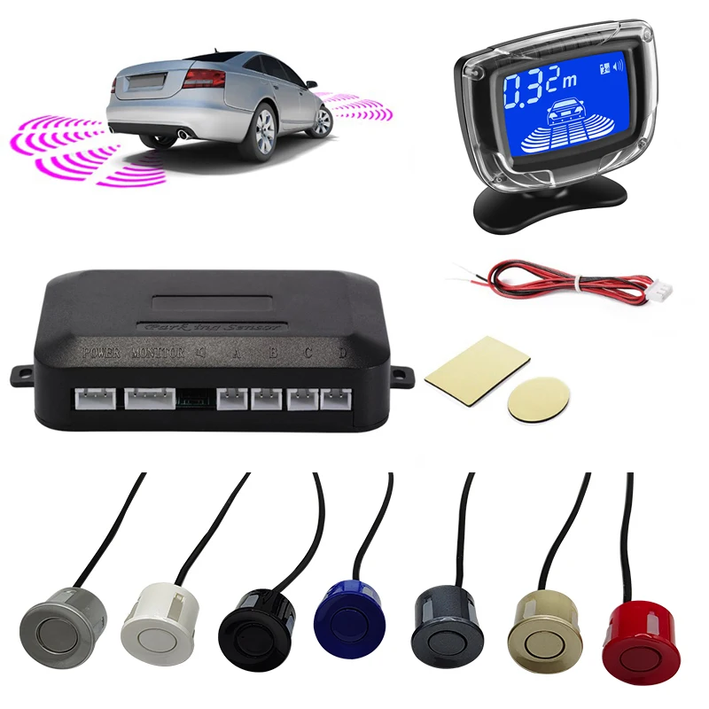 Intelligent-Parking-Sensor-LCD-Display-with-Switch-12V-Auto-Reverse ...