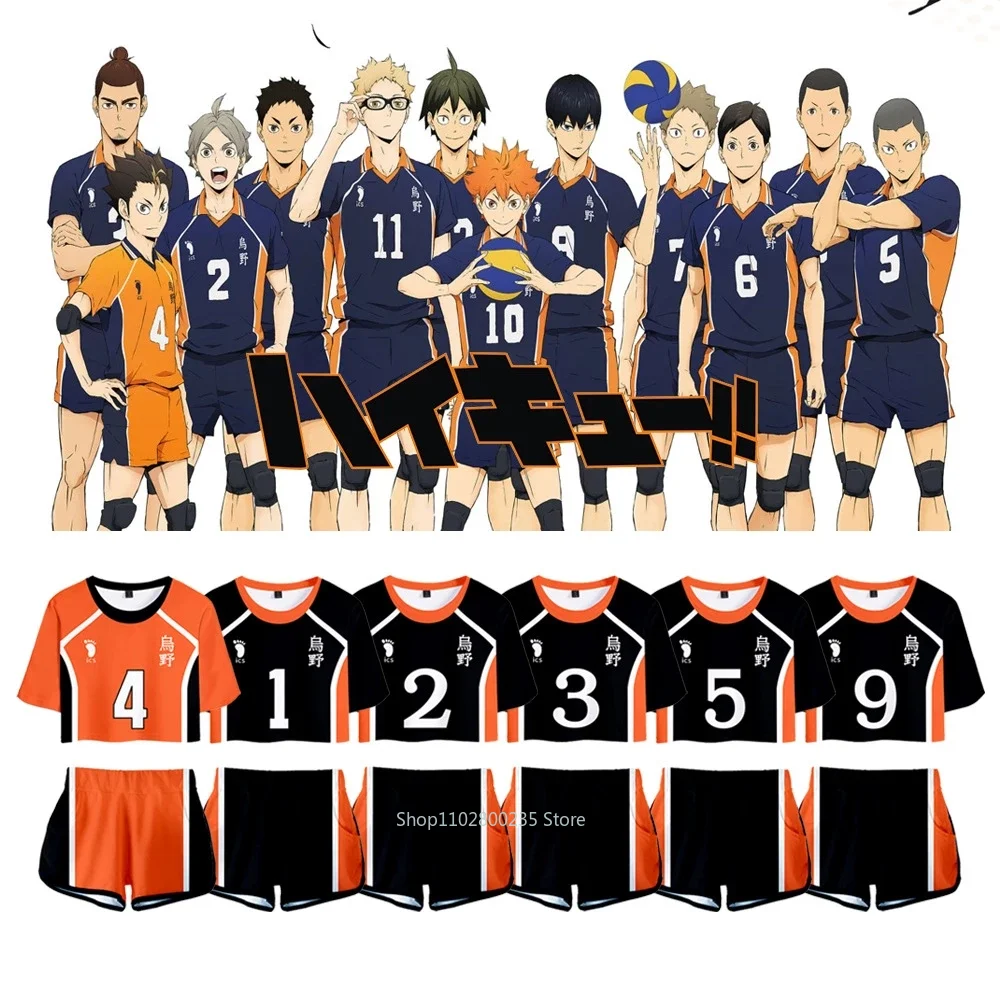 Haikyuu-Haikyuu-T-Shirt-Shorts-Cosplay-Costume-Hinata-Shoyo-Sportswear ...