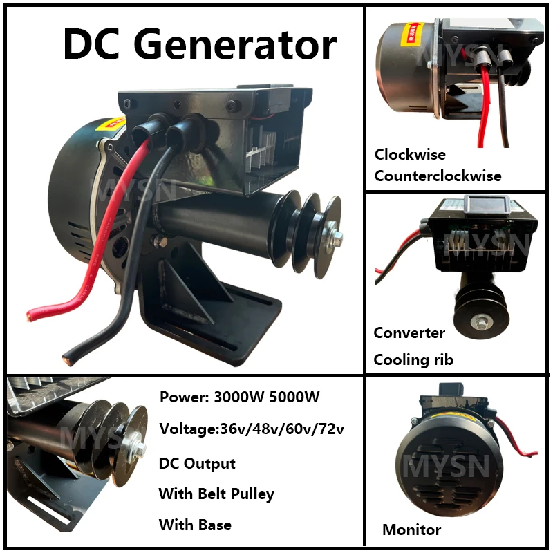 5KW-3KW-Permanent-Magnet-Generator-36V-48V-60V-72V-Dynamo-3000W-5000W ...