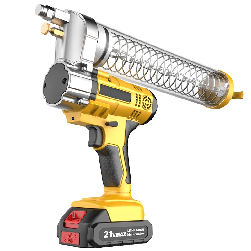 Electric Grease Gun Automatic Rechargeable Oil Injector Fat Machine ...