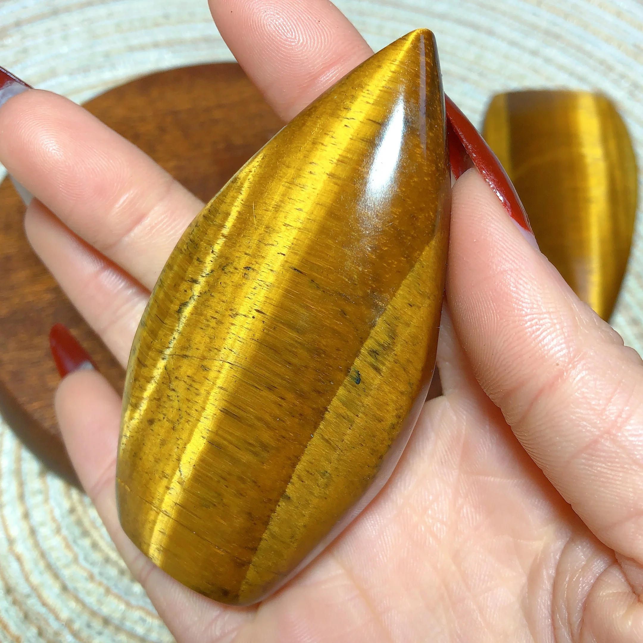 Natural-Crystal-Yellow-Tiger-Eye-Freeform-Tower-Painting-Flashy ...