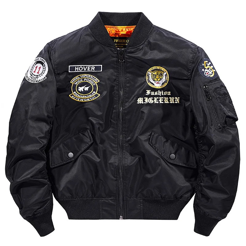 Air-Force-Fly-Pilot-Jacket-Military-Airborne-Flight-Tactical-Bomber ...