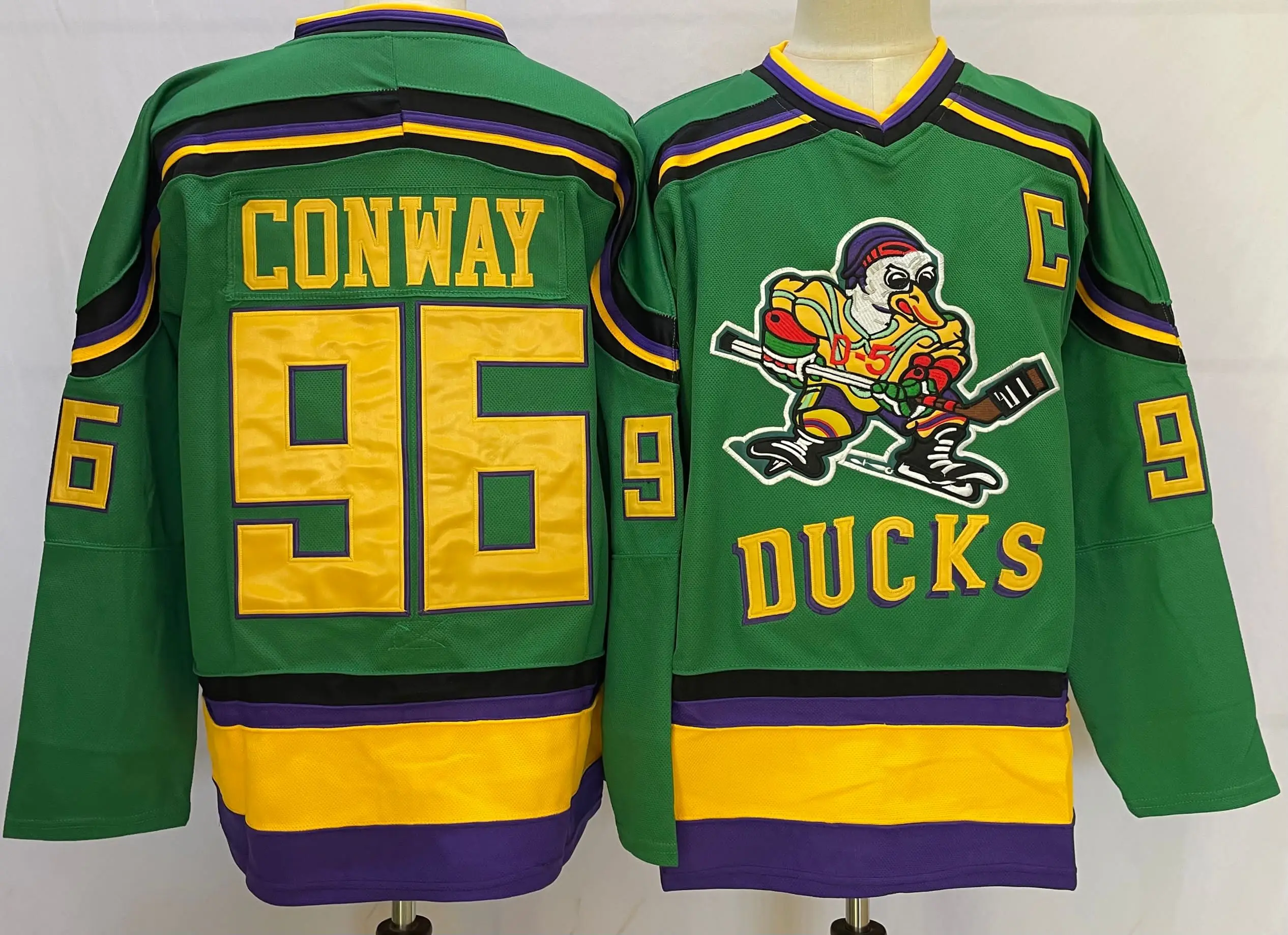 Charlie-Conway-Jersey-96-Mighty-Ducks-Jersey-99-Adam-Banks-Jersey-Movie ...