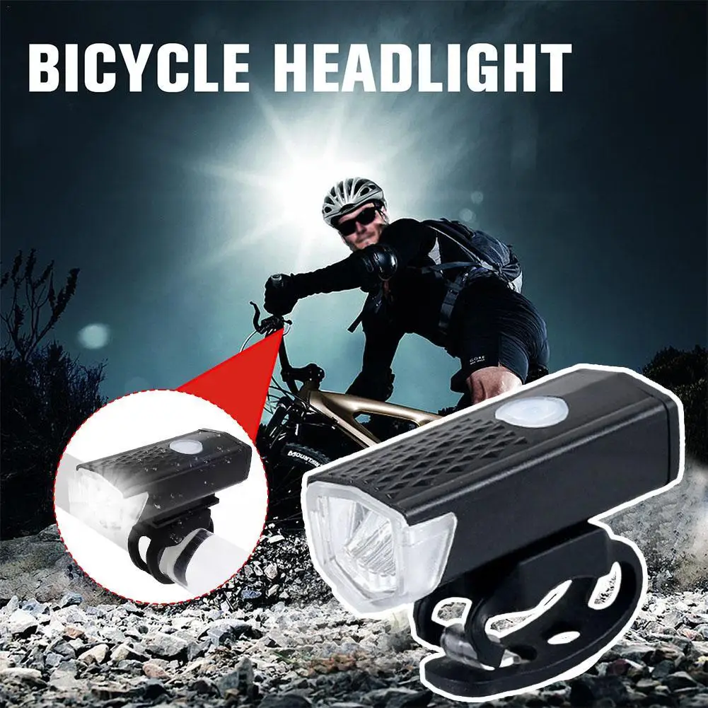Bicycle-Light-USB-LED-Rechargeable-Set-Mountain-Cycle-Front-Back ...