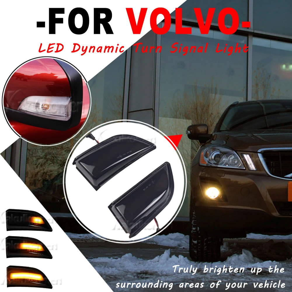 31217288 For Volvo XC60 2008 2013 LED Dynamic Turn Signal Light Side ...