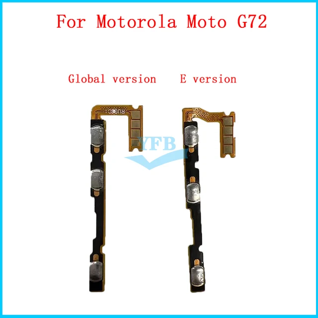 For Motorola Moto G22 G42 G52 G52J 5G G72 G82 Power On Off Volume ...
