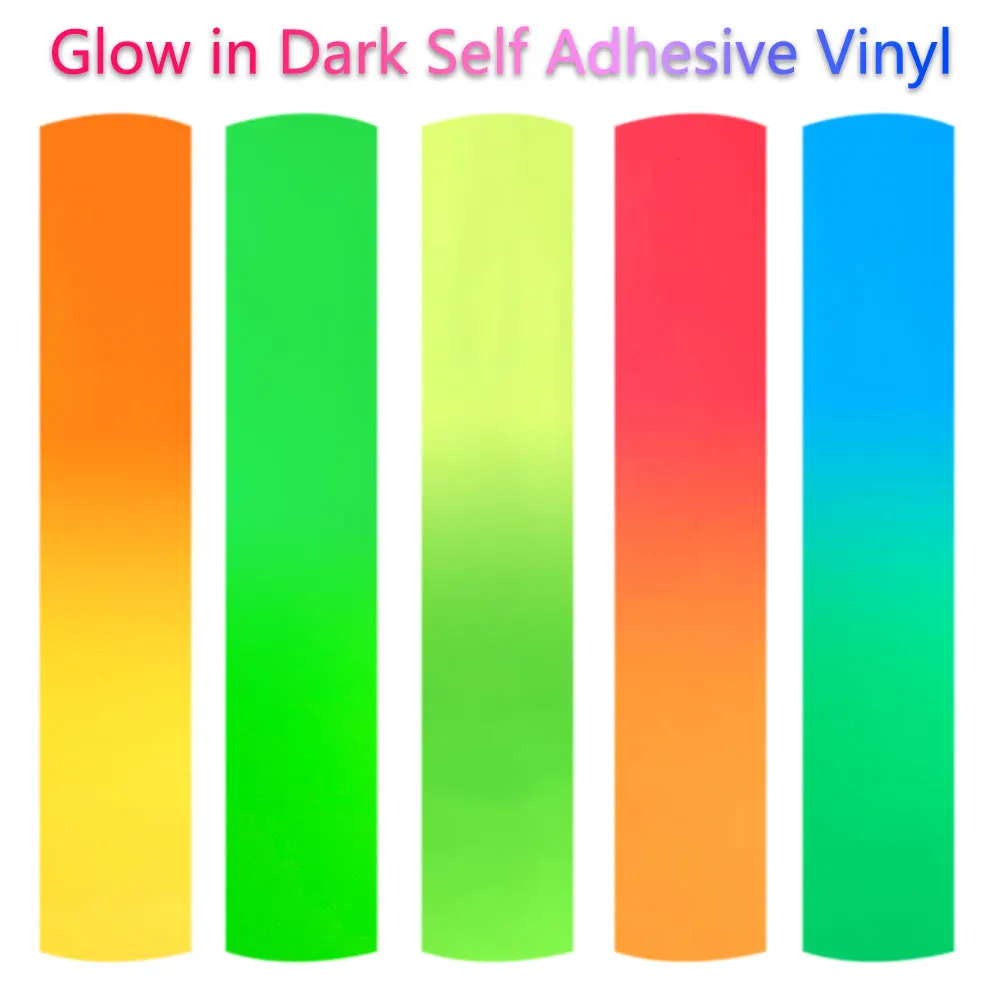 Glow in Dark Self Adhesive Vinyl Sheet for Cut Outdoor Luminous Film ...