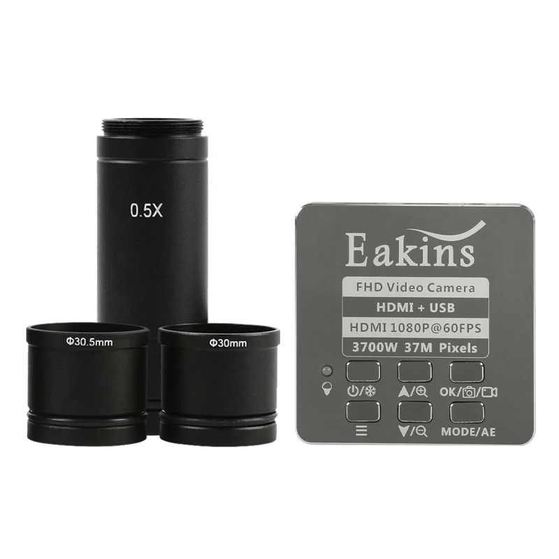Eakins-câmera De Microscópio Industrial Digital, 37mp, Hdmi, Usb, + 0 ...