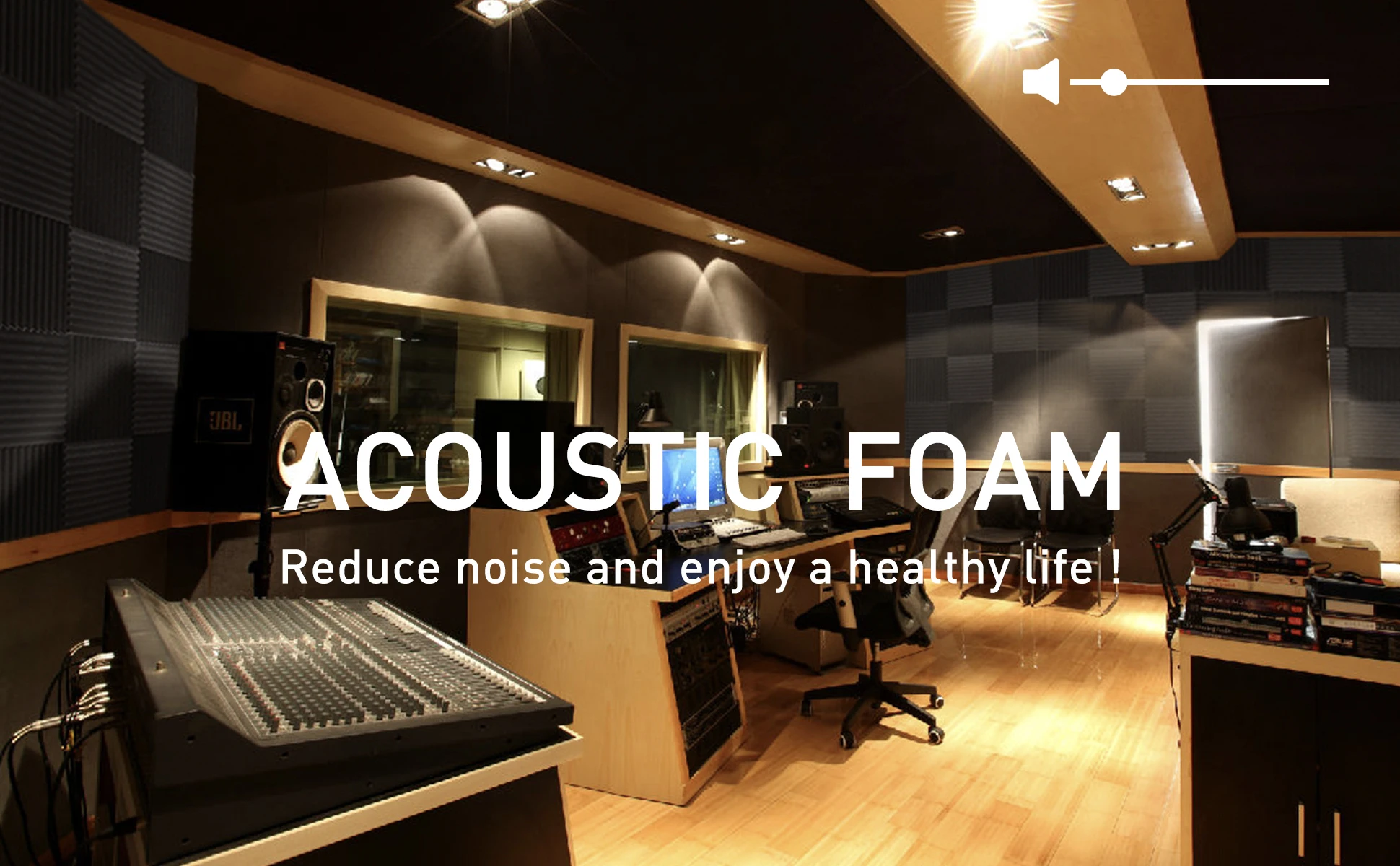 Burete acustic si izolator fonic, MENZ®, 300mm x 300mm X 250 mm, pentru Studio, Cinema, Home ...