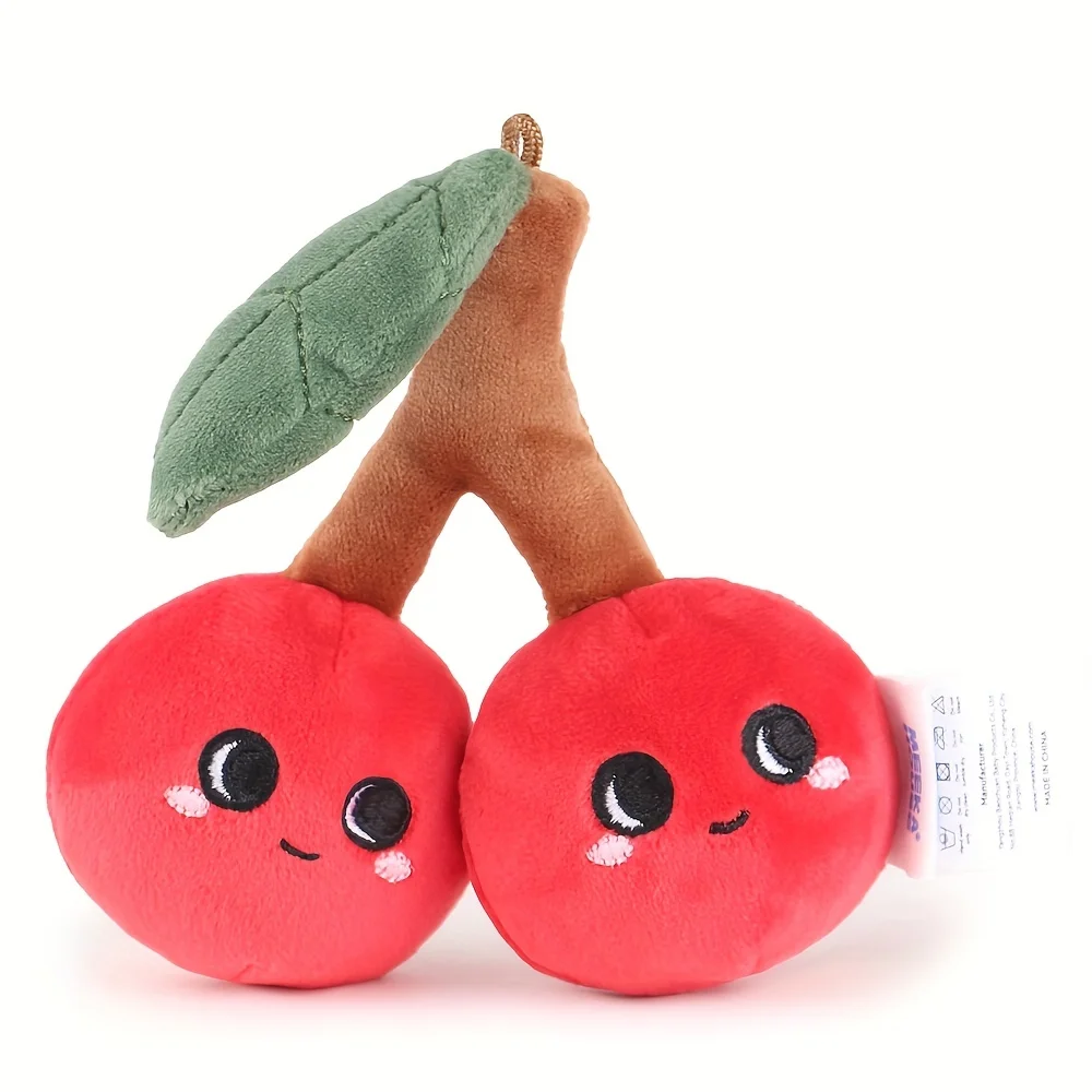 10cm-Stuffed-Fruit-And-Vegetable-Soft-Cute-Cartoon-Cherry-Plush-Toys ...