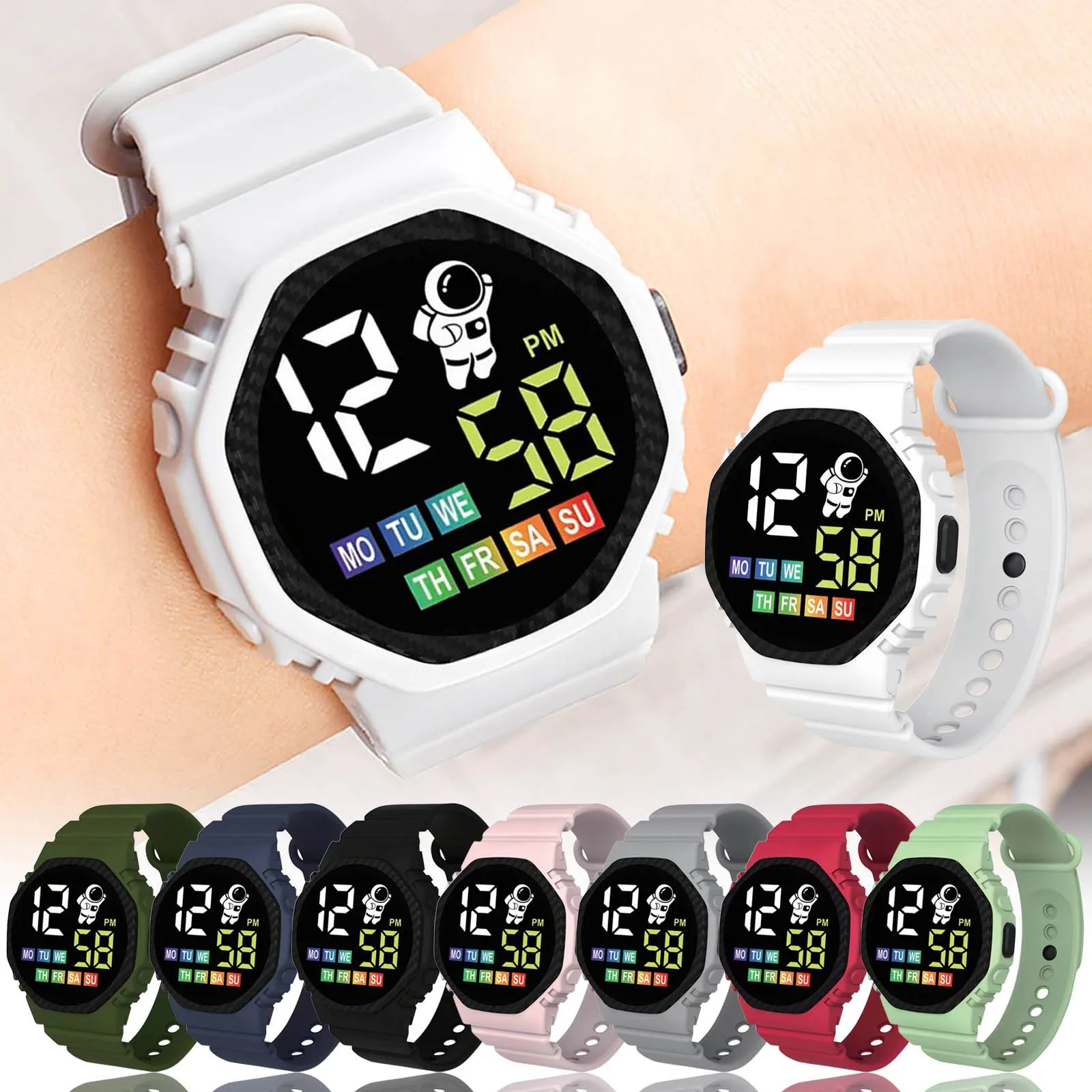 Led-Astronaut-Watches-For-Boys-And-Girls-Students-In-High-Appearance ...