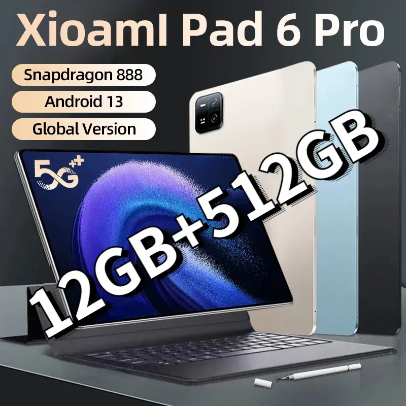 4K-Mi-Tab-Original-16GB-512GB-Global-Pad-6-Pro-Tablet-Android-13 ...