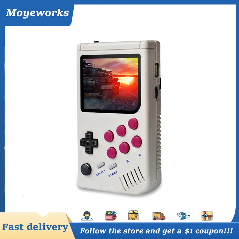 LCL-PI-Boy-CM4-Retro-Game-Console-For-Game-Boy-Portable-Handheld-Game ...