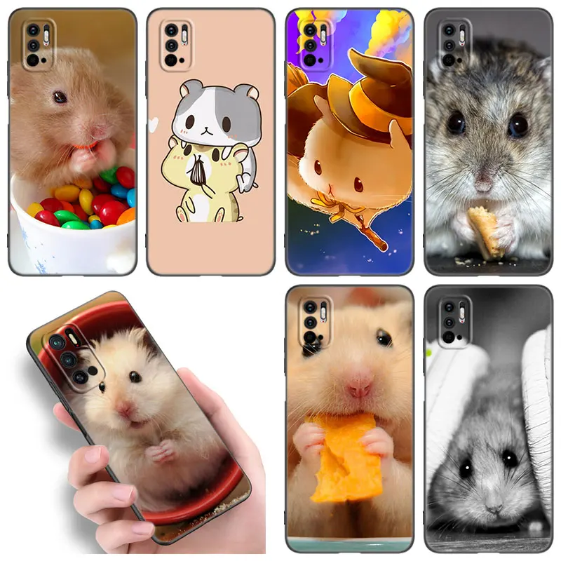 Cute Lovely Pet Hamster Phone Case For Xiaomi Redmi Note 11e 11t 5 6 7 ...