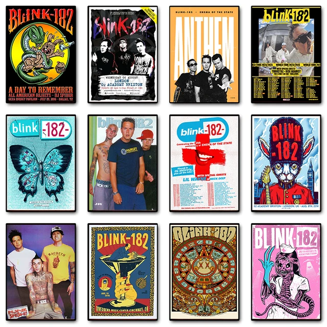 Blink 182 Band Poster
