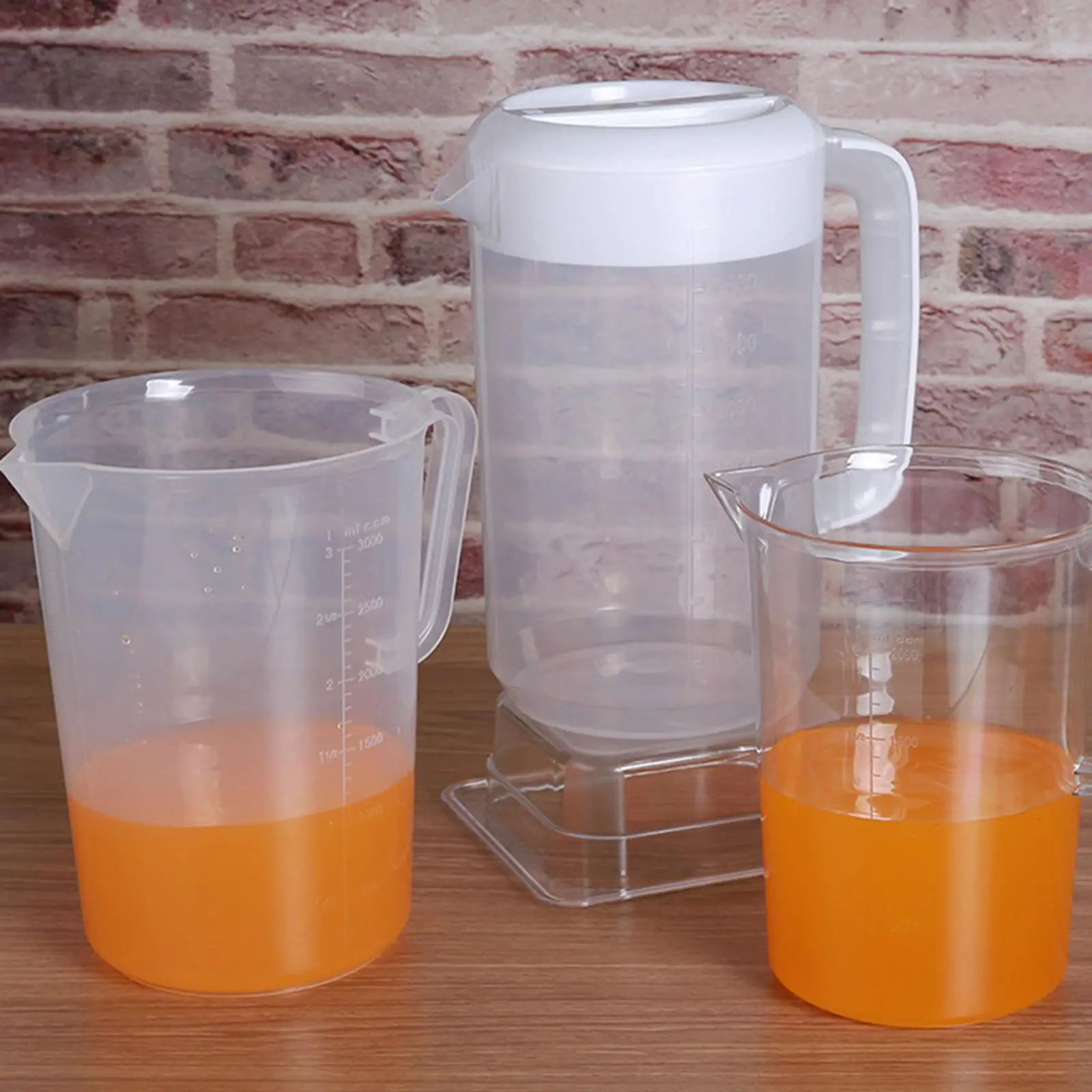 Plastic-Water-Pitcher-with-Lid-with-Pour-Spout-Clear-2500ml-leak-with ...