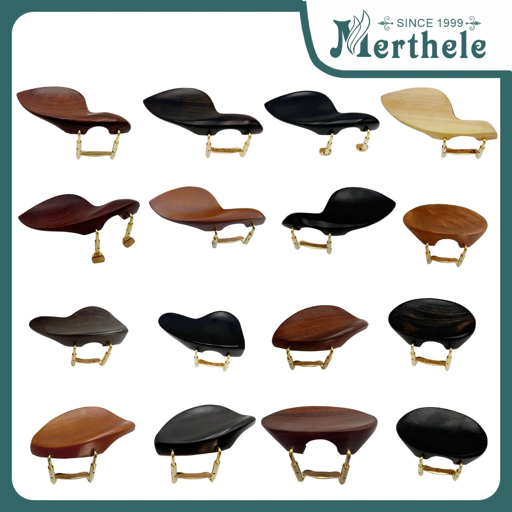 4/4 3/4 1/2 1/4 Violin Chinrest installed clamp Fiddle Chin Rest with ...