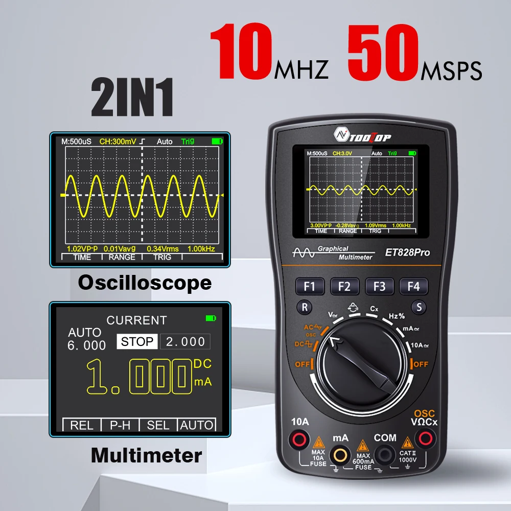 ET828Pro-10MHz-50Msp-s-Portable-Oscilloscope-True-Rms-Multimeter ...