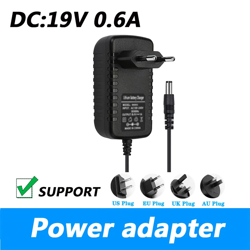 DC 19V 0.6A 19V 600ma British Standard European Standard Australian ...