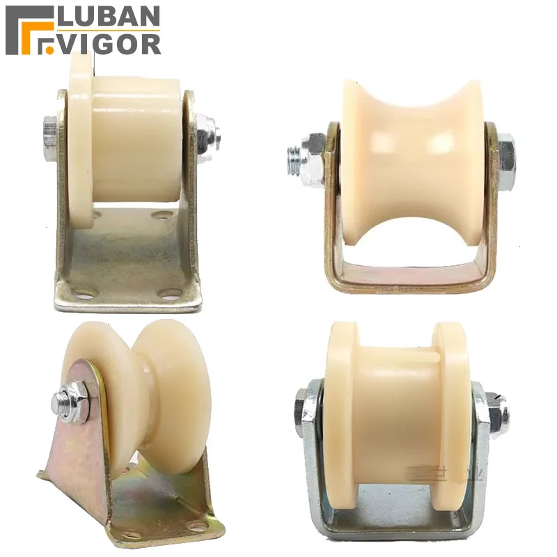 Sliding-door-pulley-Square-groove-H-type-Track-push-pull-nylon-wheel-U ...