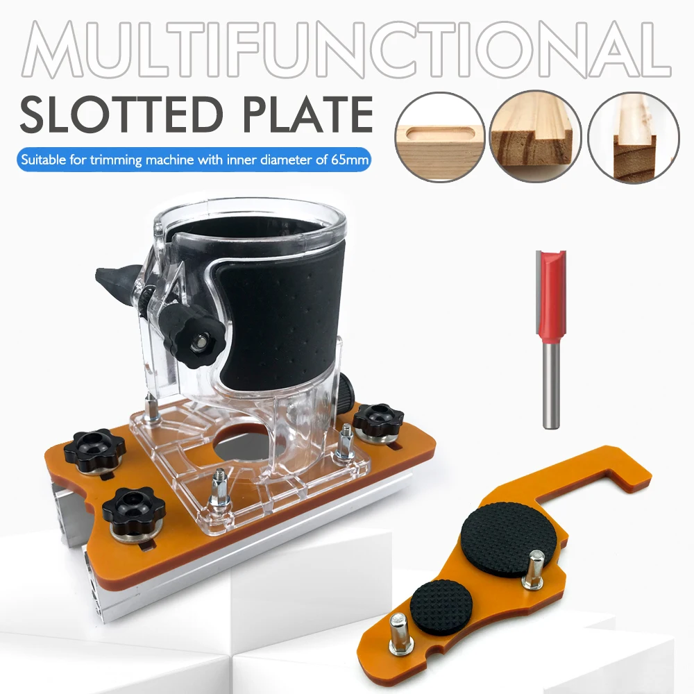 For-65mm-Trimming-Machine-2-In-1-Slotted-Bracket-Invisible-Fasteners ...