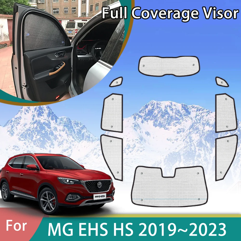 Car Full Coverage Sunshade For MG EHS HS 2019 2020 2021 2022 2023 Auto ...