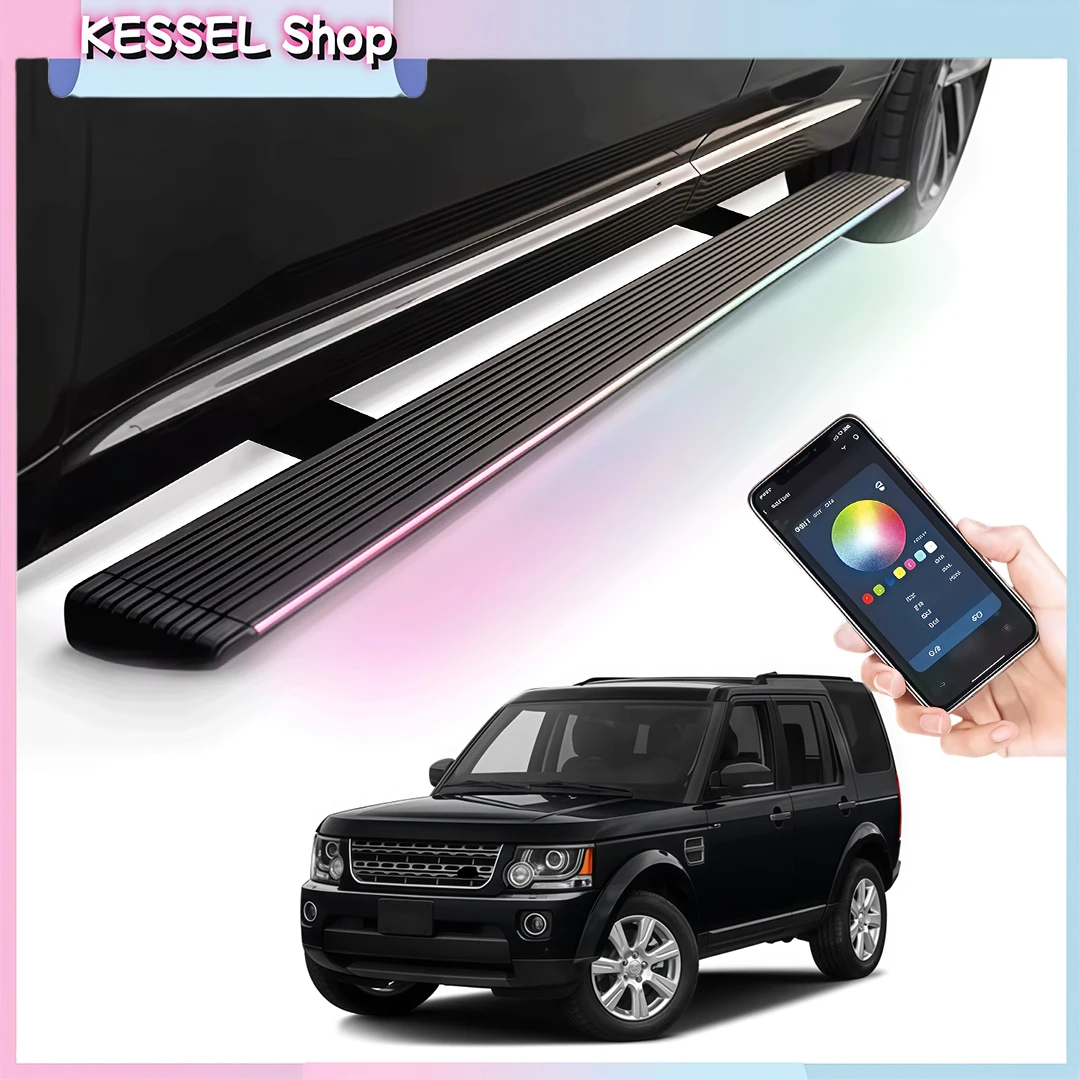 Deployable Power Side Step with LED Light Electric Running Boards fit ...