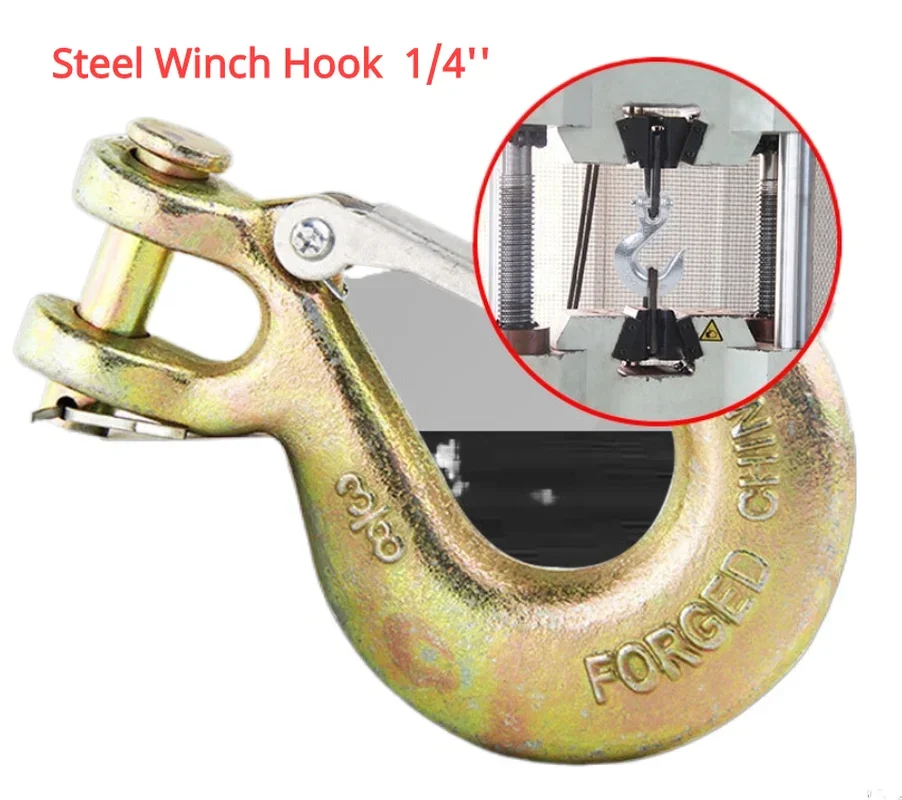 1-4-G70-Steel-Clevis-Winch-Hook-Recovery-4x4-4WD-Off-Road-Heavy-Duty ...