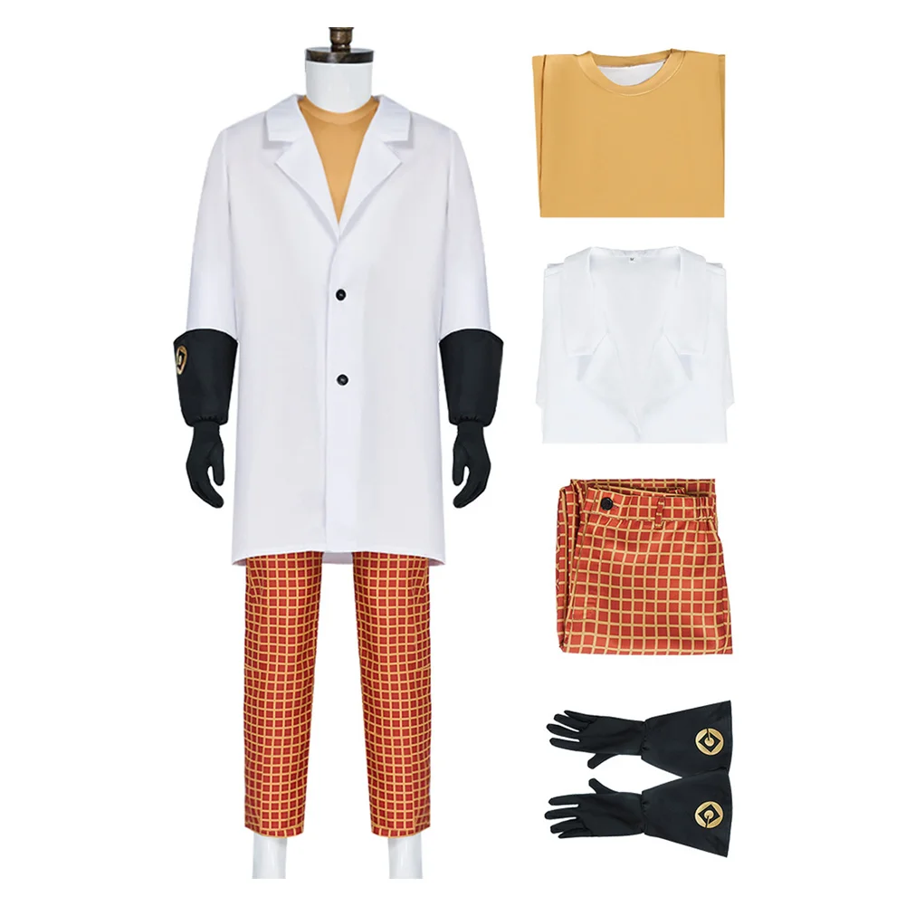 Dr Nefario Cosplay Costume Cartoon Fantasia Adult Men Uniform Coat ...