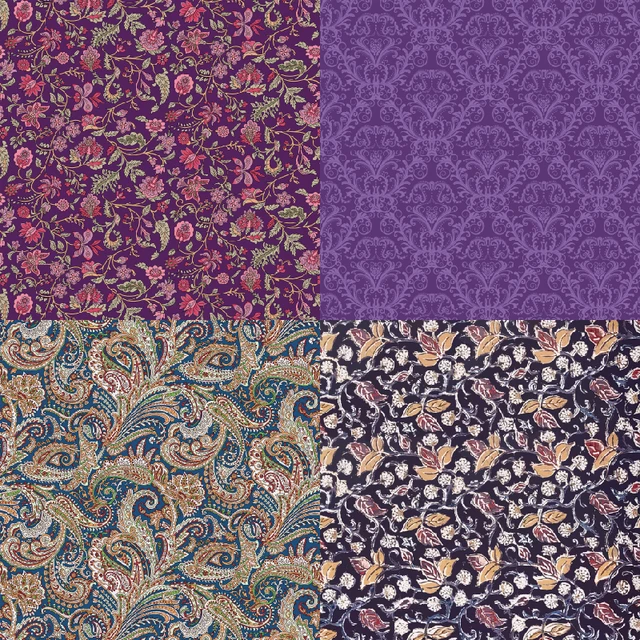 Paisley Patterned Paper