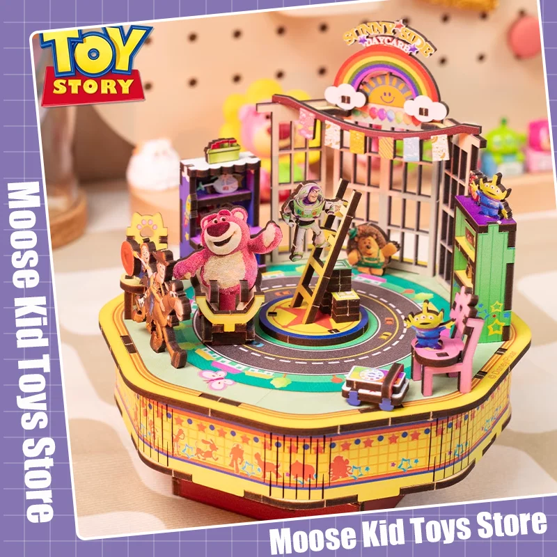 Disney-Toy-Story-Lotso-Buzz-Lightyear-Woody-Wooden-Three-Dimensional ...